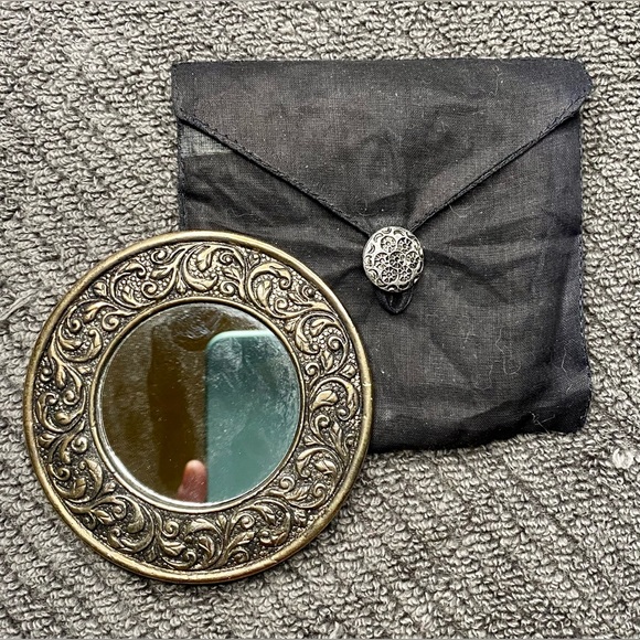 Vintage | Other | Vintage Silver Compact Mirror | Poshmark